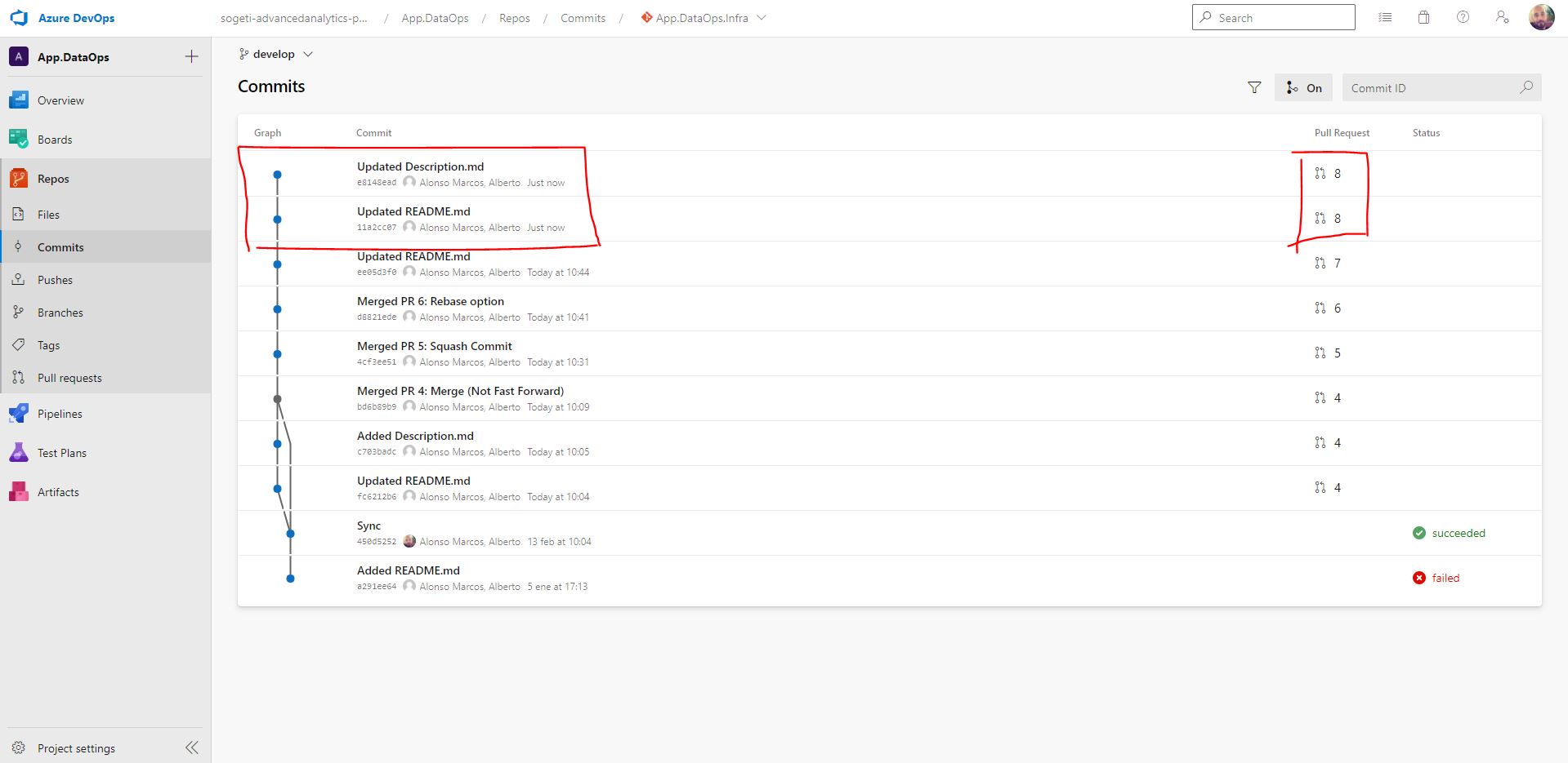 Azure DevOps y sus tipos de merge – Alb3rto Alonso